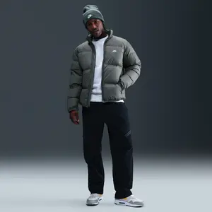 Nike Club Therma-fit Down Puffer Jacket - Grey