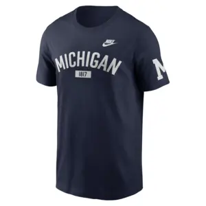 Nike Michigan Legacy Arch 2-hit College T-shirt - Blue