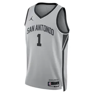 JORDAN San Antonio Spurs 2025/26 Statement Edition Dri-fit Nba Swingman Jersey - Grey