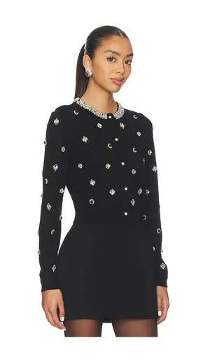 Alice + Olivia Dollie Embellished Cardigan