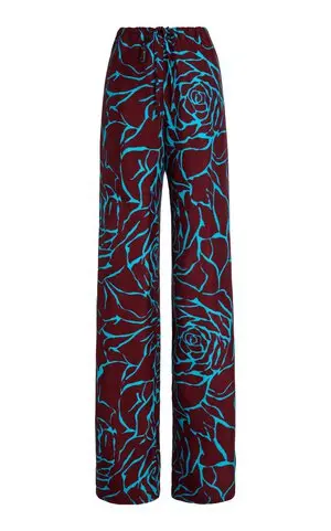 Dries Van Noten Floral Pants For Women
