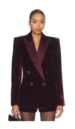 Retrofete Reffie Velvet Blazer - Port