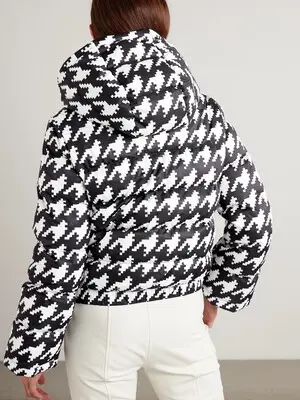Perfect Moment Polar Flare Houndstooth Down Ski Jacket