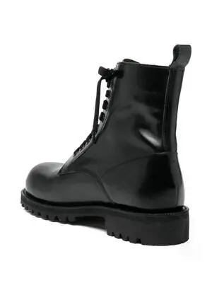 Comme Des Garçons Leather Lace-up Boots