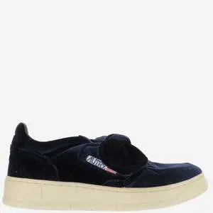 AUTRY Medalist Low Velvet Bow Sneakers - Blue