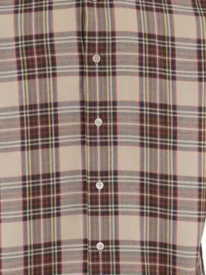 ALESSANDRO GHERARDI Cotton Shirt With Checked Pattern