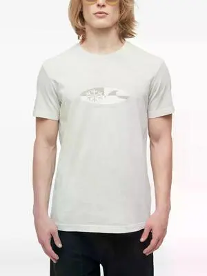 OSKLEN Oval-graphic T-shirt - Neutrals