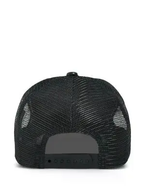 BREATH Snakeskin-embellished Trucker Hat