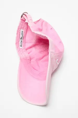 Acne Studios Logo Baseball Cap - Bubble Pink
