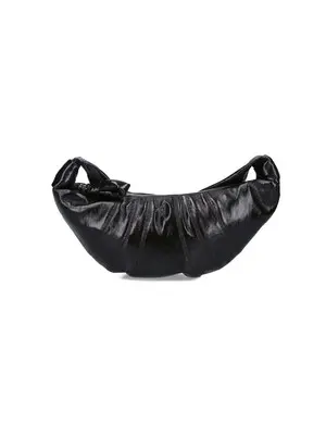 LEMAIRE Croissant Small Shoulder Bag - Black