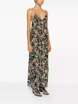 Khaite Taja Midi Dress - Black