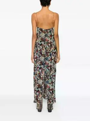 Khaite Taja Midi Dress - Black