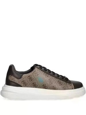 Guess Elba Monogram-pattern Sneakers - Brown