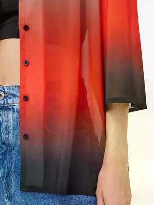 WON HUNDRED Gradient-design Shirt