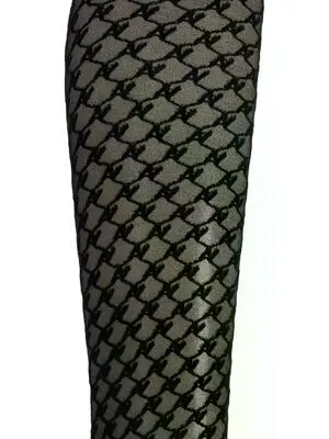 AVAVAV Geometric-patterned Tights - Black