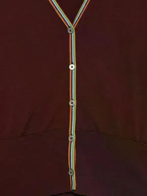 Paul Smith Signature Stripe-trim Cardigan