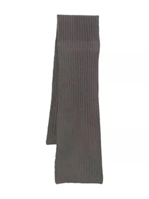 LISKA Michaela Chunky-knit Scarf - Grey