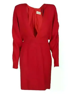 Alexandre Vauthier Plunging-neck Mini Dress