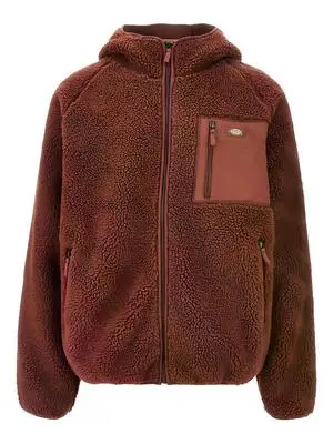 Dickies Central High Zip-front Hoodie - Red