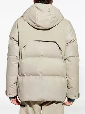 Sease Hooded Padded Ski Jacket - Neutrals