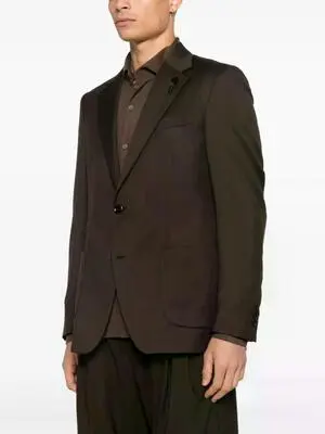 LARDINI Button-fastening Blazer - Brown