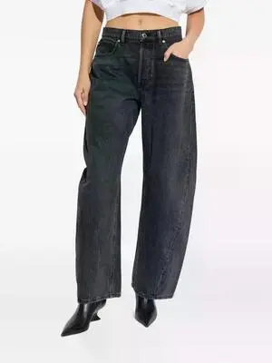Alexander Wang Embellished Barrel-leg Jeans