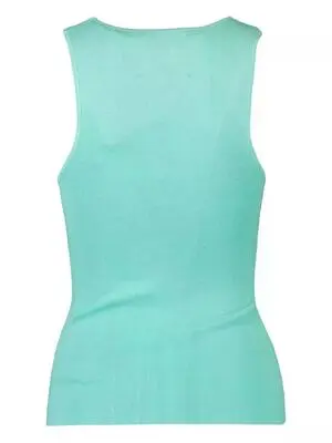 Le Superbe Square-neck Ribbed Tank Top