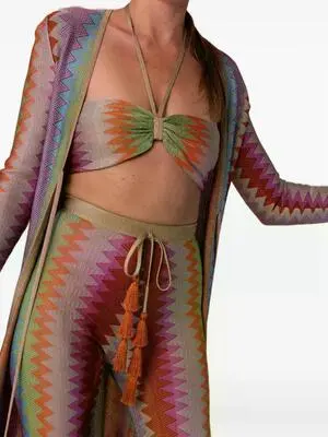 Alexis Annliese Geometric-pattern Tank Top