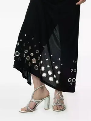 GIANVITO ROSSI 85mm Knotted Leather Sandals