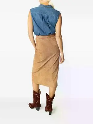 Aspesi Embroidered Sleeveless Shirt