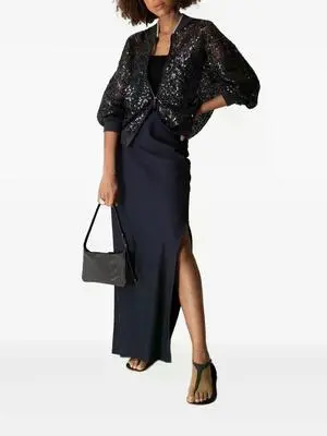 Brunello Cucinelli Sequin-knitted Bomber Jacket
