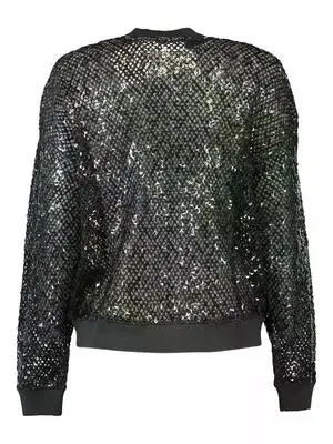 Brunello Cucinelli Sequin-knitted Bomber Jacket
