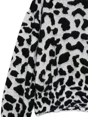 AKEP Patterned Crew Neck Sweater