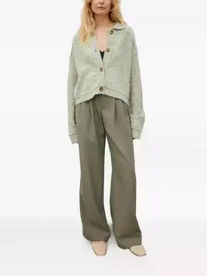 WON HUNDRED Pleated Wide-leg Trousers