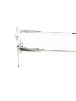 Gucci Round Frame Glasses - Silver