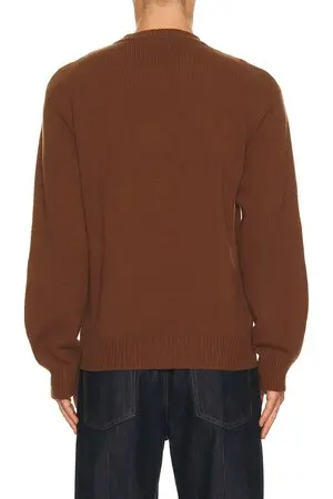 Marni Round Neck Sweater With Embroidered Graphic