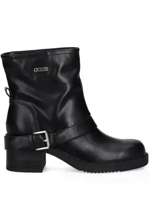 Guess Buckled-strap Ankle Boots