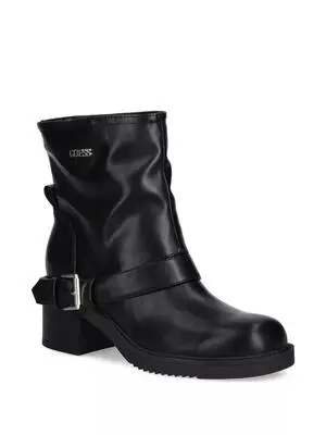 Guess Buckled-strap Ankle Boots