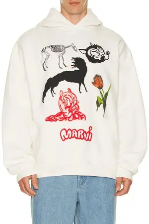 Marni Hoodie With Graphic