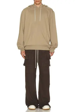 Rick Owens Draped Sweatshirts Hoodies For Men