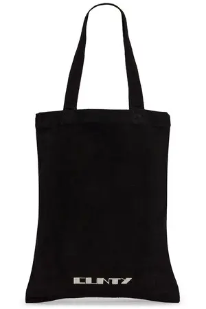 Rick Owens Felt Shopper - Black & Pearl