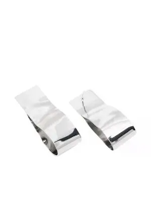 Peserico Rectangle Hammered Earrings