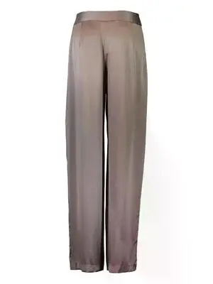 THE SEI Pleated Satin Trousers - Grey