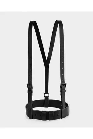 Rudsak Leather Harness Belt - Black