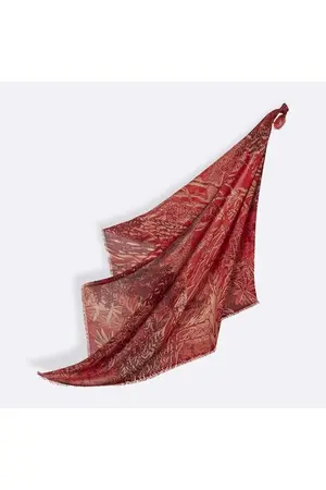 PETRUSSE Wool Scarf 140 Eve - Red