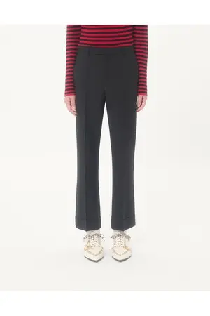 Valentino Garavani Wool Pants With Cuffs