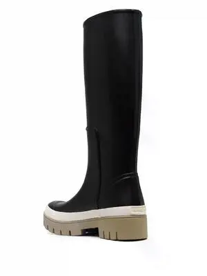 Tory Burch Ridged Rubber Sole Boots