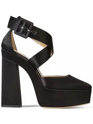 JIMMY CHOO Gian 140mm Platform Pumps