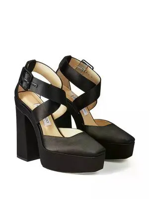 JIMMY CHOO Gian 140mm Platform Pumps