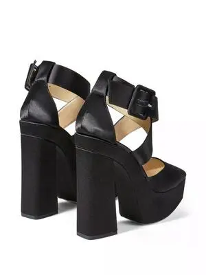 JIMMY CHOO Gian 140mm Platform Pumps